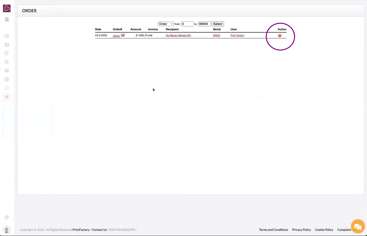 ON BOARDING – DEALER